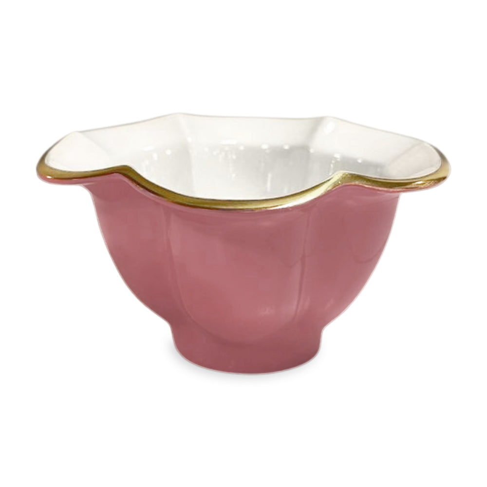 ENCANTO Devon Small Bowl (Pink and White)