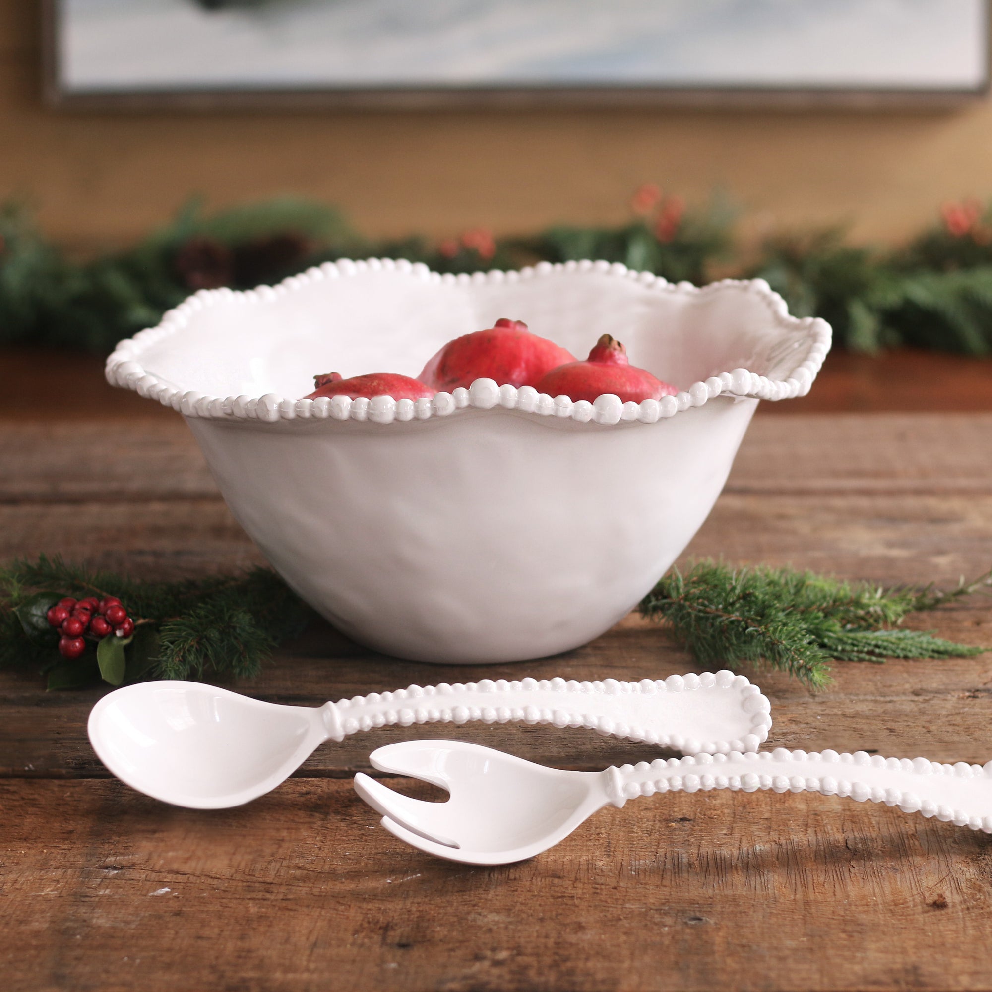 VIDA Alegria Large Bowl White – Beatriz Ball